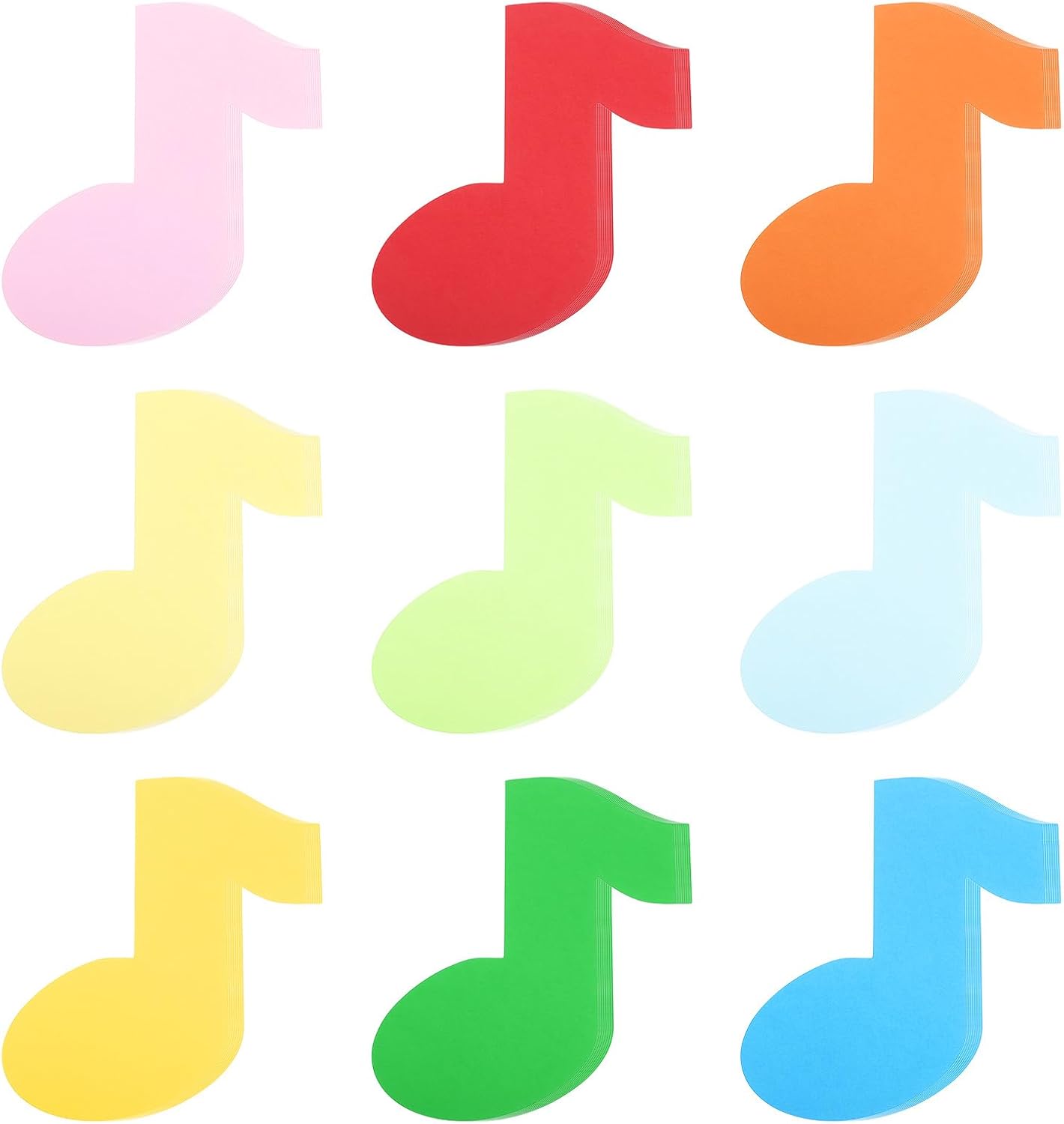 Amazon.com: PATIKIL Musical Note Cutouts, 72 Pack Paper Symbol ...
