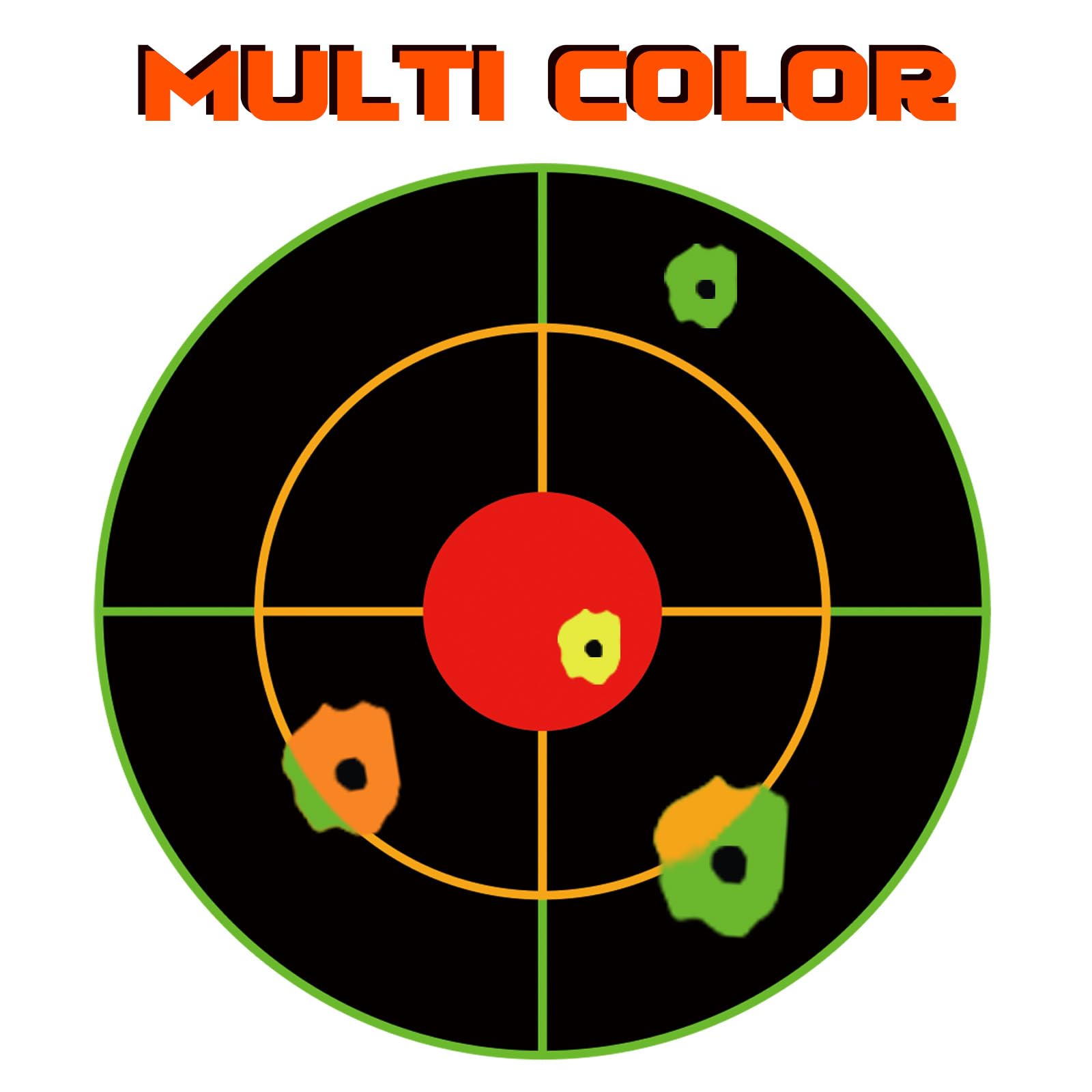 Snapklik.com : Highwild 3 Inch Splatter Adhesive Bullseye Shooting ...