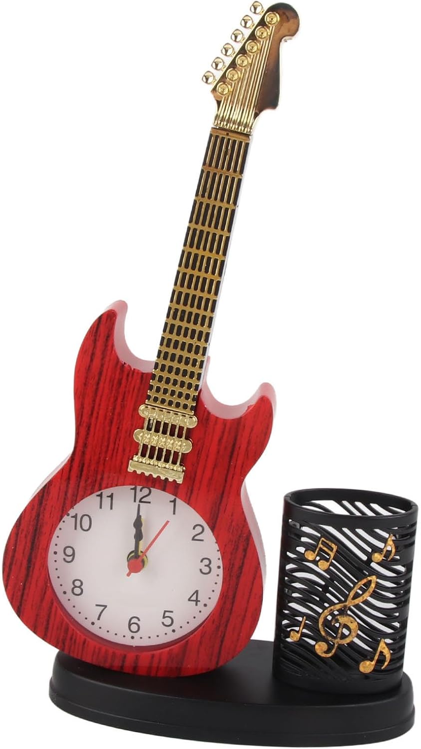 Amazon.com: ZLXHDL Retro Alarm Clock,Guitar Shape Stable Base Retro ...