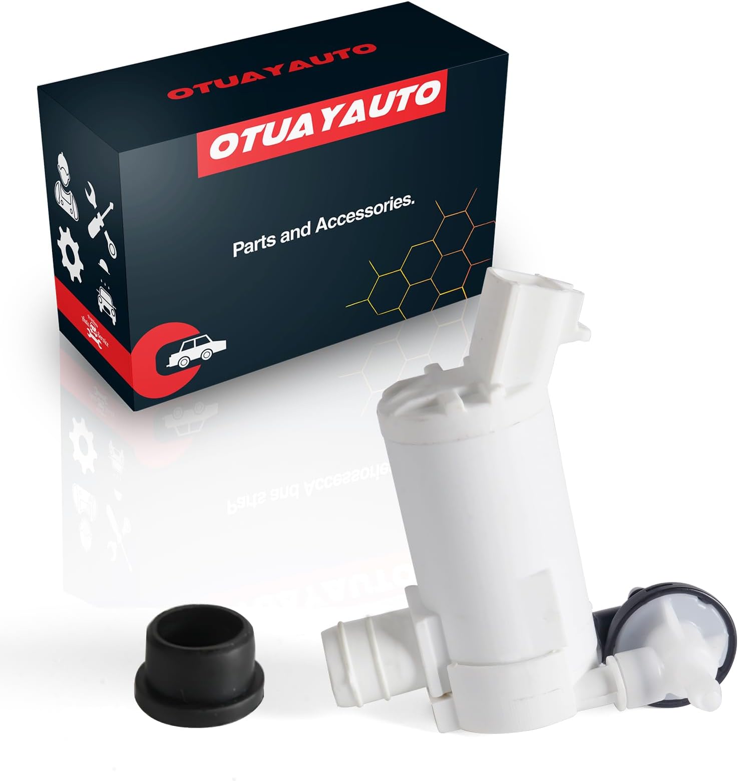 Amazon.com: Subaru Windshield Washer Pump - 86611AA010 : Automotive