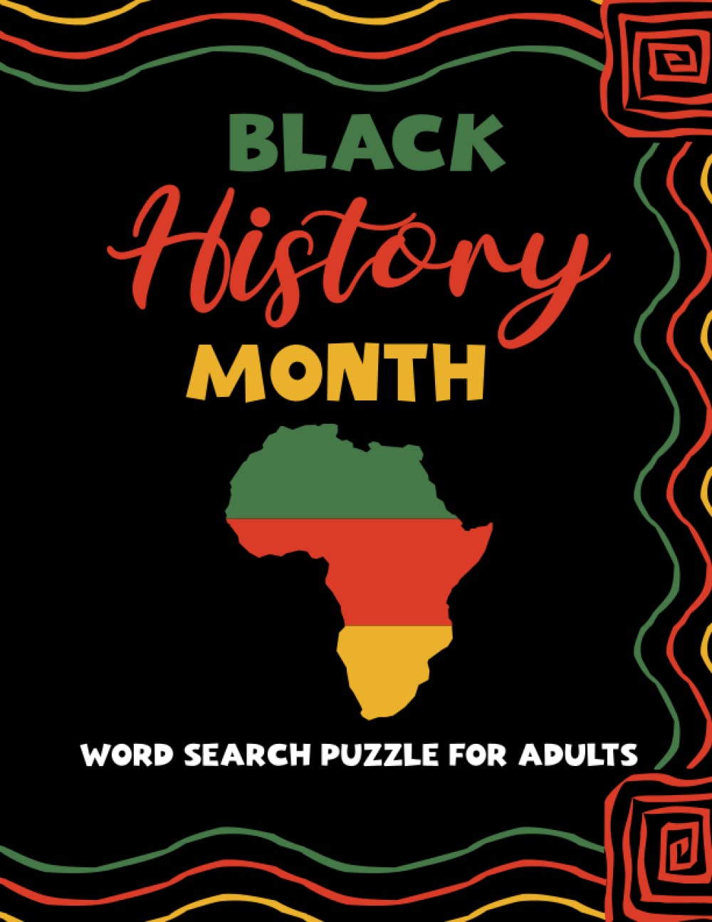 Black History Month Word Search Puzzle For Adults: This Large Print ...