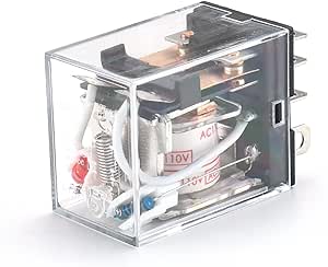 Baomain General Purpose Power Relay JQX-13F AC 110V Coil LED Indicator 8 pin terminal 28VDC ...