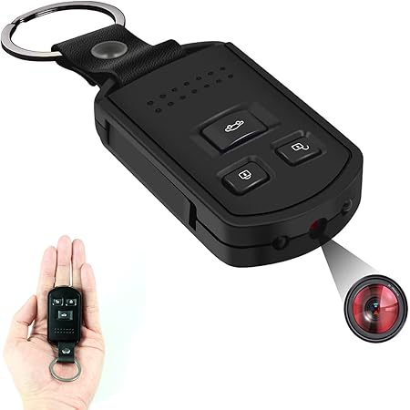 Amazon.com : Keychain Camera 808 1080P Wide Angle 120 Degree Nanny Cam ...