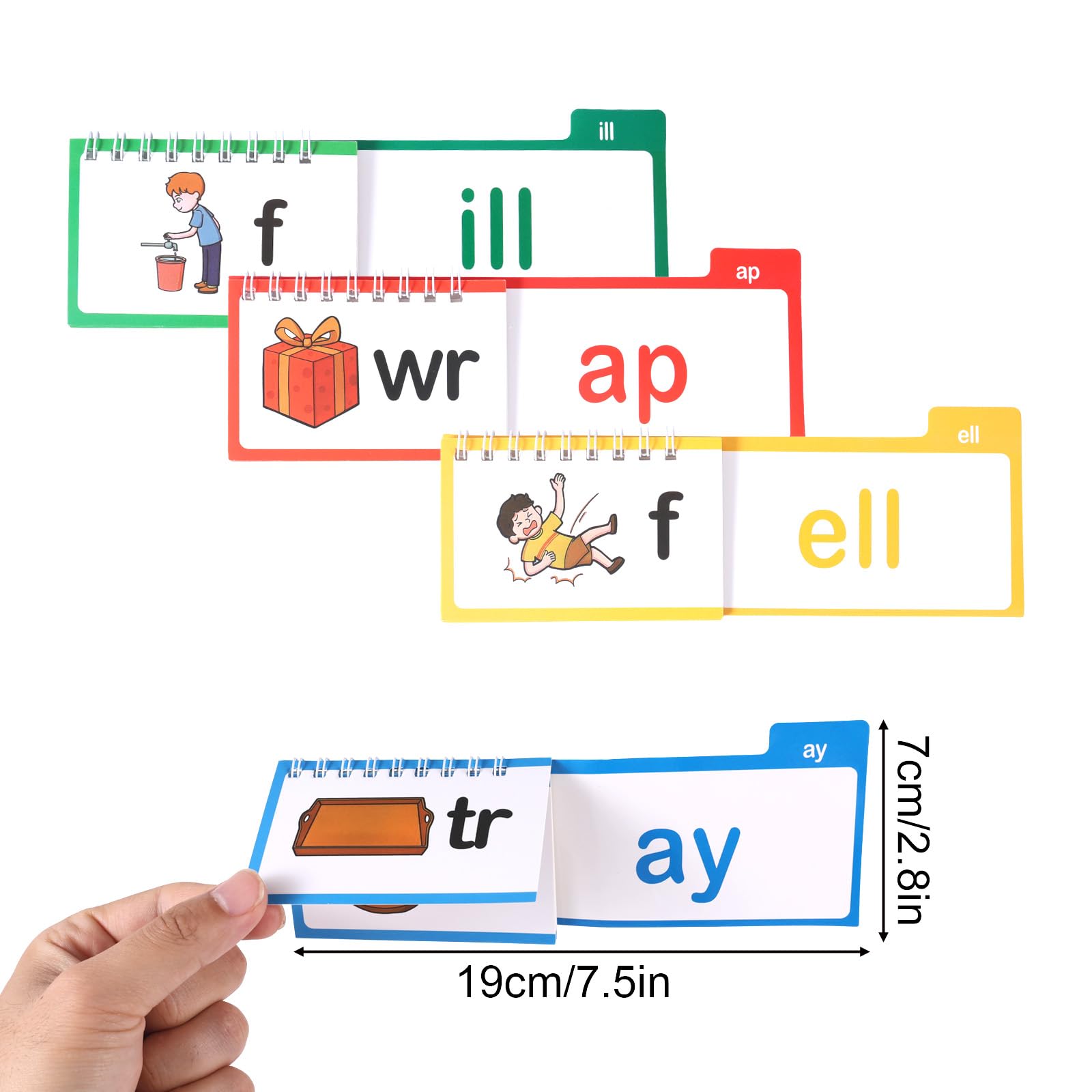 30 Word Family Flip Book, Feeling Read and Rhyme Flip Build Book Paper ...
