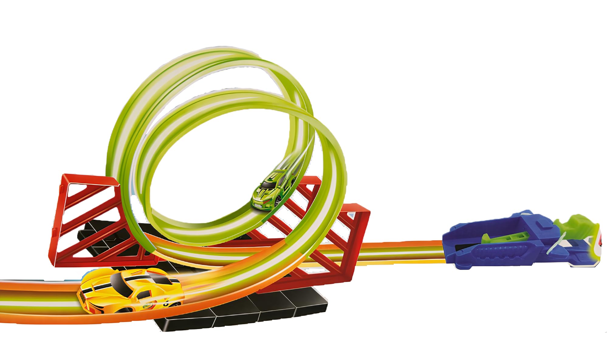 Luminous Toy Track Double Death Ride with Car Track Cars Track Track ...