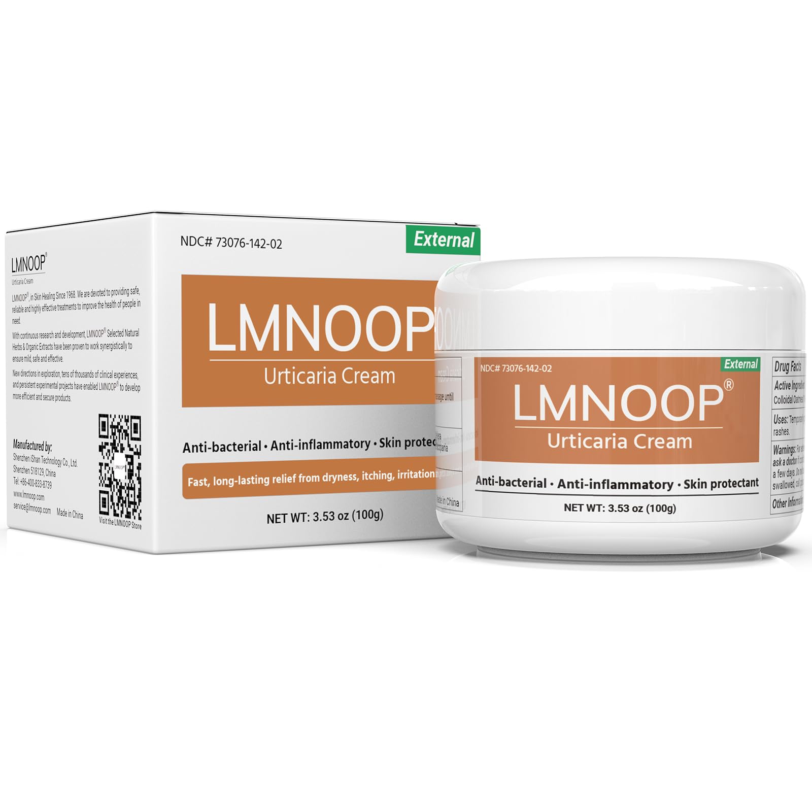 Lmnoopurticaria Cream Hives Relief Advanced Formula For Itching Redness ...