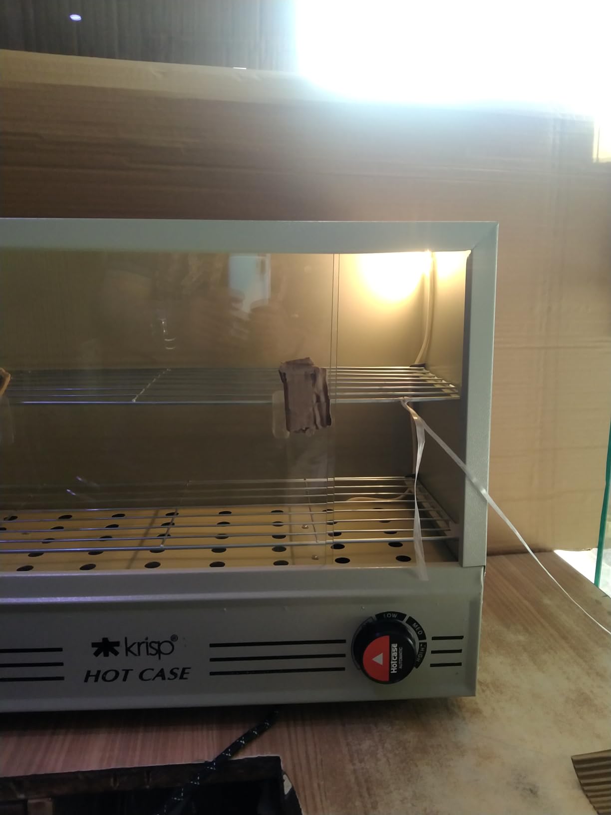 KRISP Electric Patties Hot Case with Sliding Door | Commercial Food ...