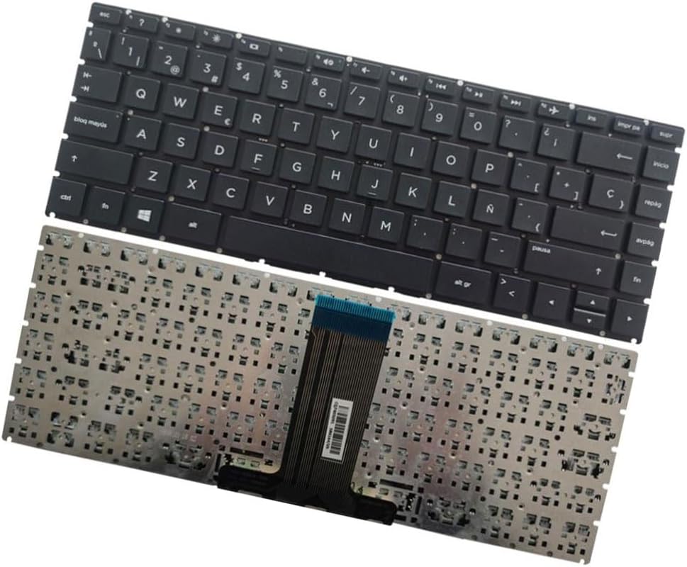 Amazon.com: Laptop Replacement Keyboard Compatible for HP TPN-W125 TPN ...