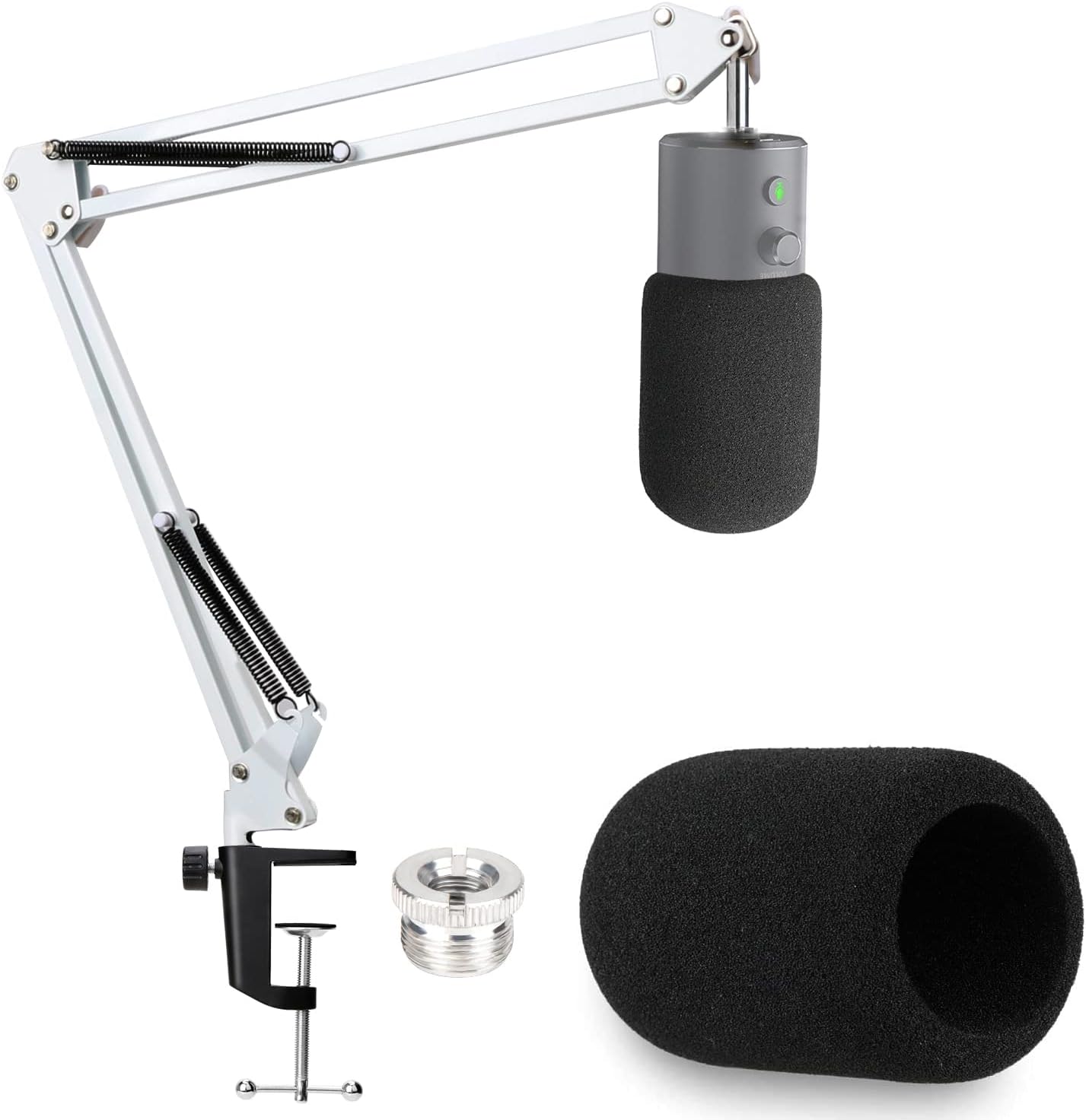 Razer Seiren Mini Boom Arm Stand with Pop Filter - Mic Stand with Mic ...