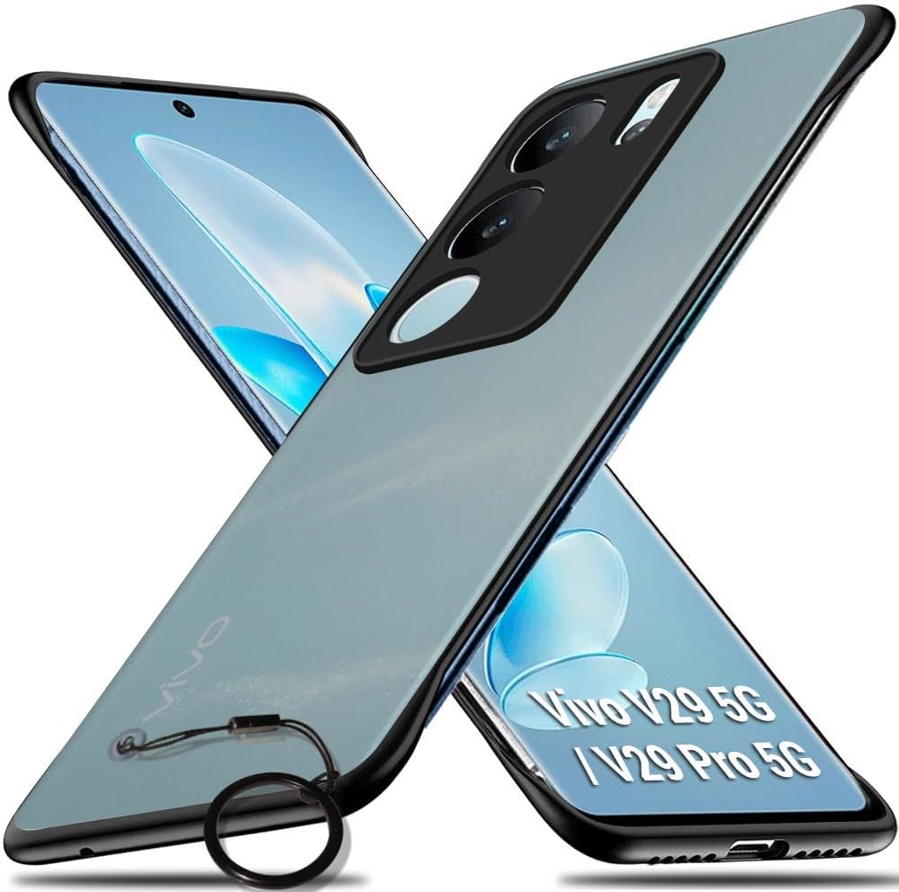 REALCASE Vivo V29/Vivo V29 Pro 5G Back Cover Case | Stylish Frameless ...