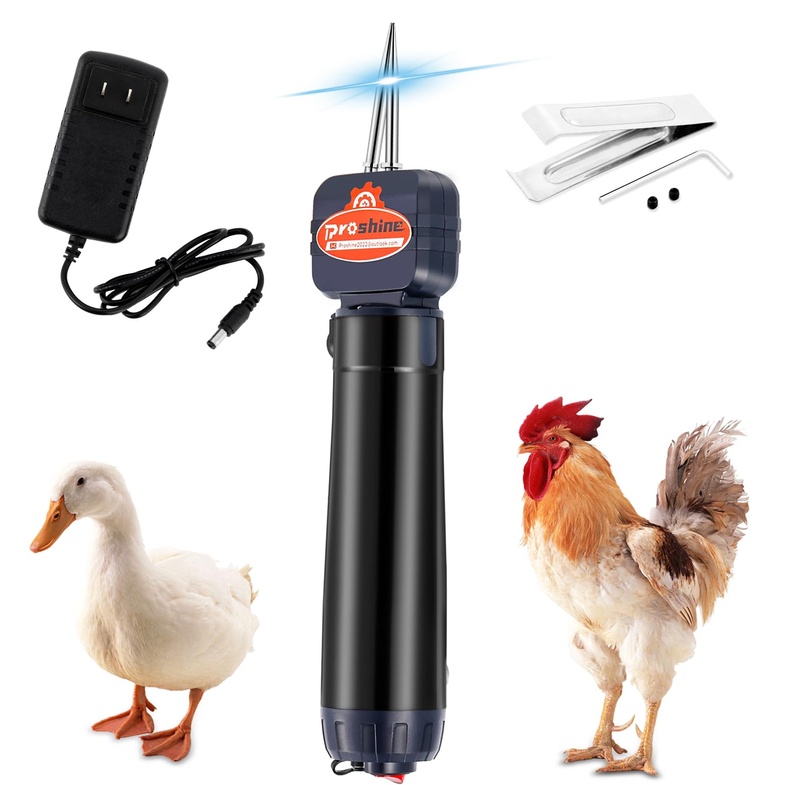 Amazon.com : Proshine Handheld Chicken Plucker, Electric Poultry ...