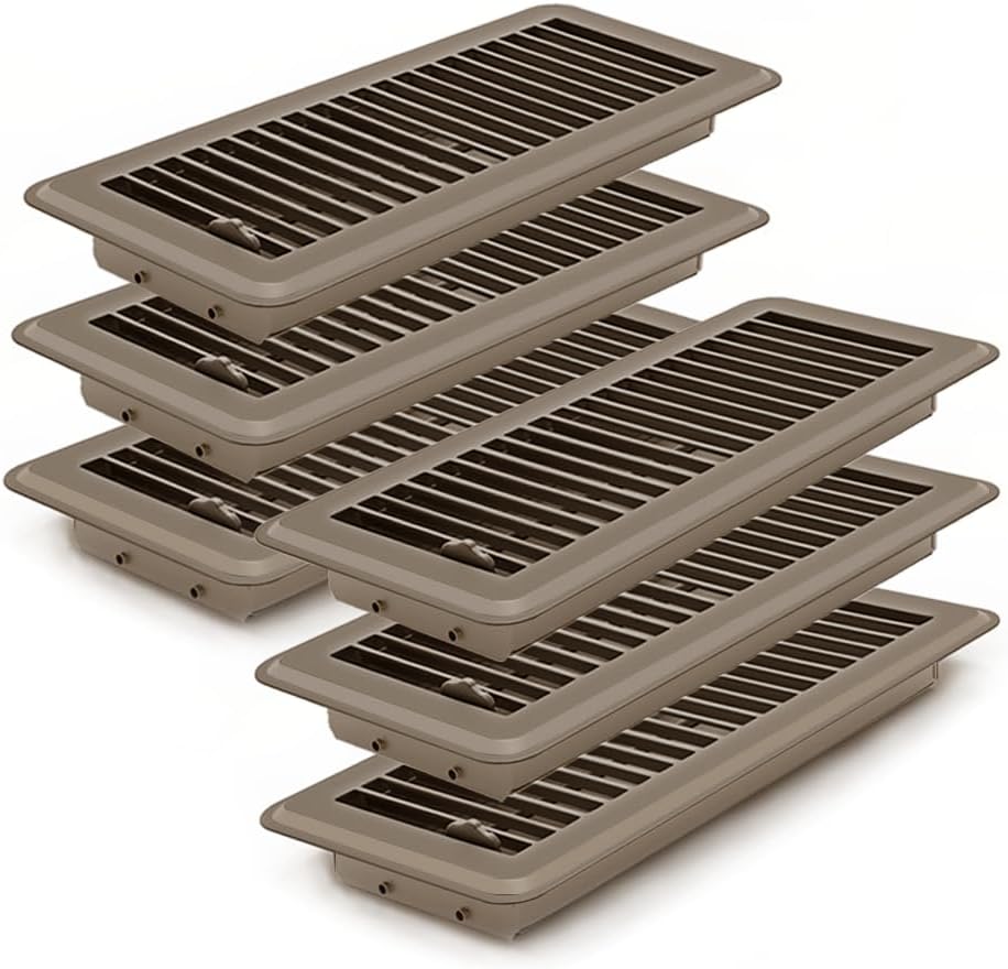 Rocky Mountain Goods Floor Register 4X12 (Duct Opening Measurements ...