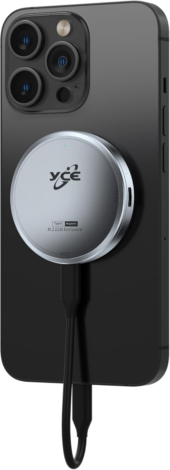 Amazon.com: Magnetic M.2 2230 NVME SSD Enclosure - External Storage for ...