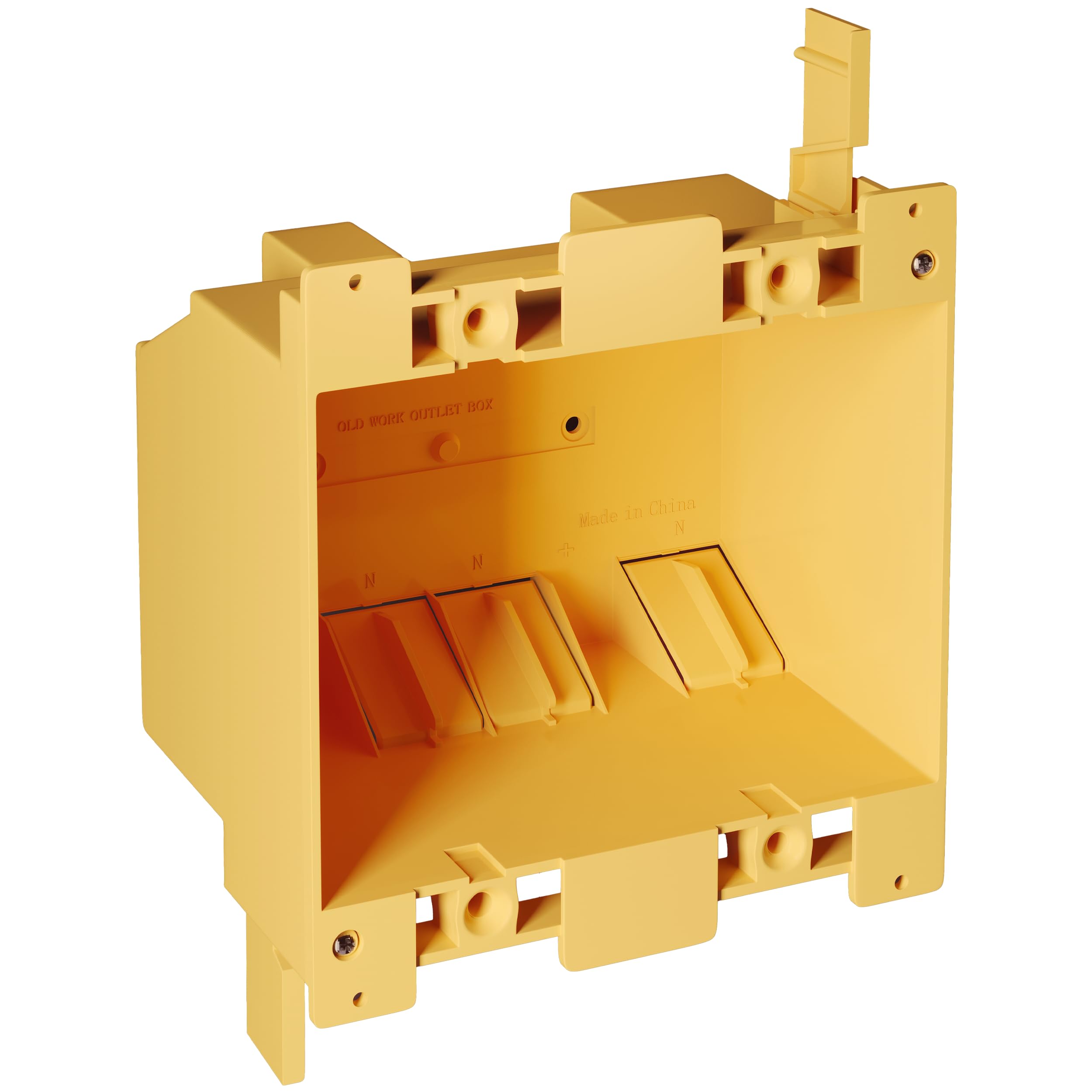 Snapklik.com : 2 Gang Electrical Outlet Box, 25 Cubic Inch Junction Box ...
