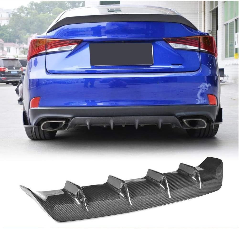 Carbon Fiber Rear Diffuser Fits For Lexus Is300 Is350 Base | Desertcart ...