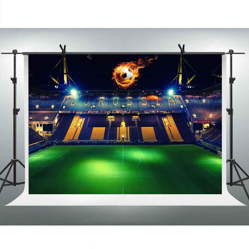 Buy FHZON 10x7ft Football Stadium Backgrounds for Photography Burning ...