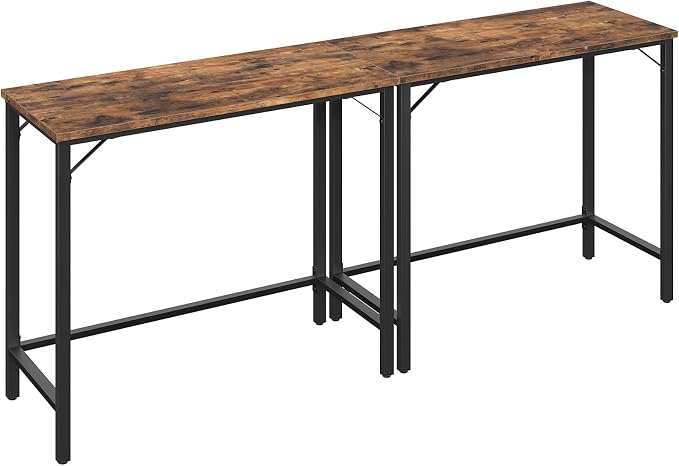 Amazon.com: MAHANCRIS Narrow Bar Table, 63-Inch Pub Table for Dining ...