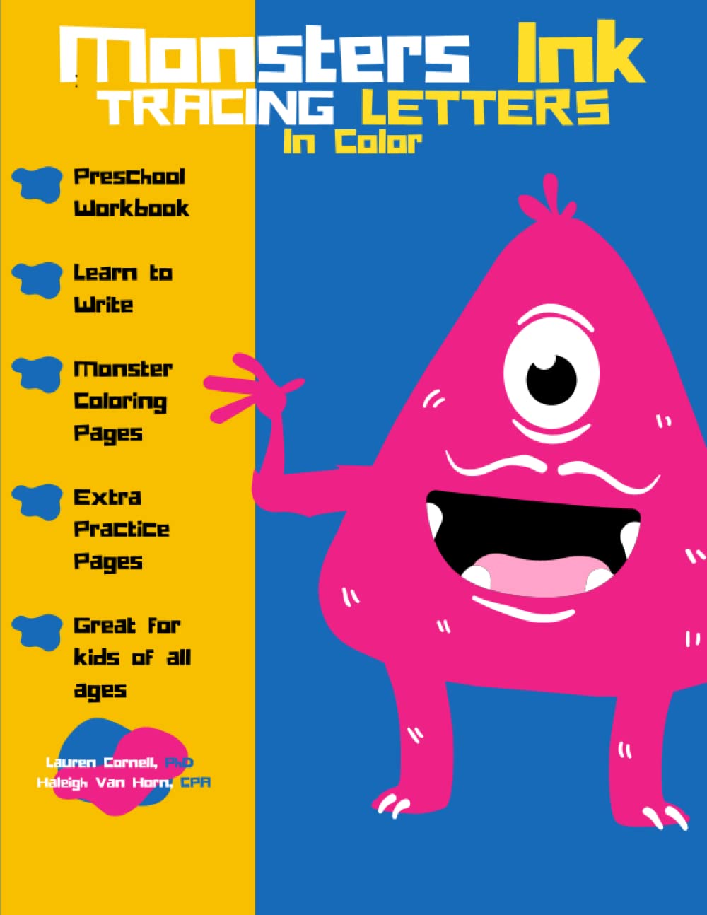 Buy Monsters Ink: Preschool Learn to Write Workbook with Monster Themed ...