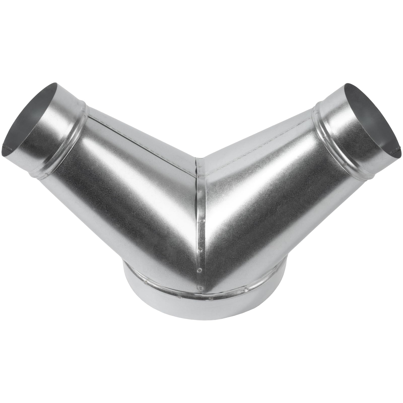 8" inch to 4" inch Branches Y-Shape Ducting Splitter - 45 Degree ...