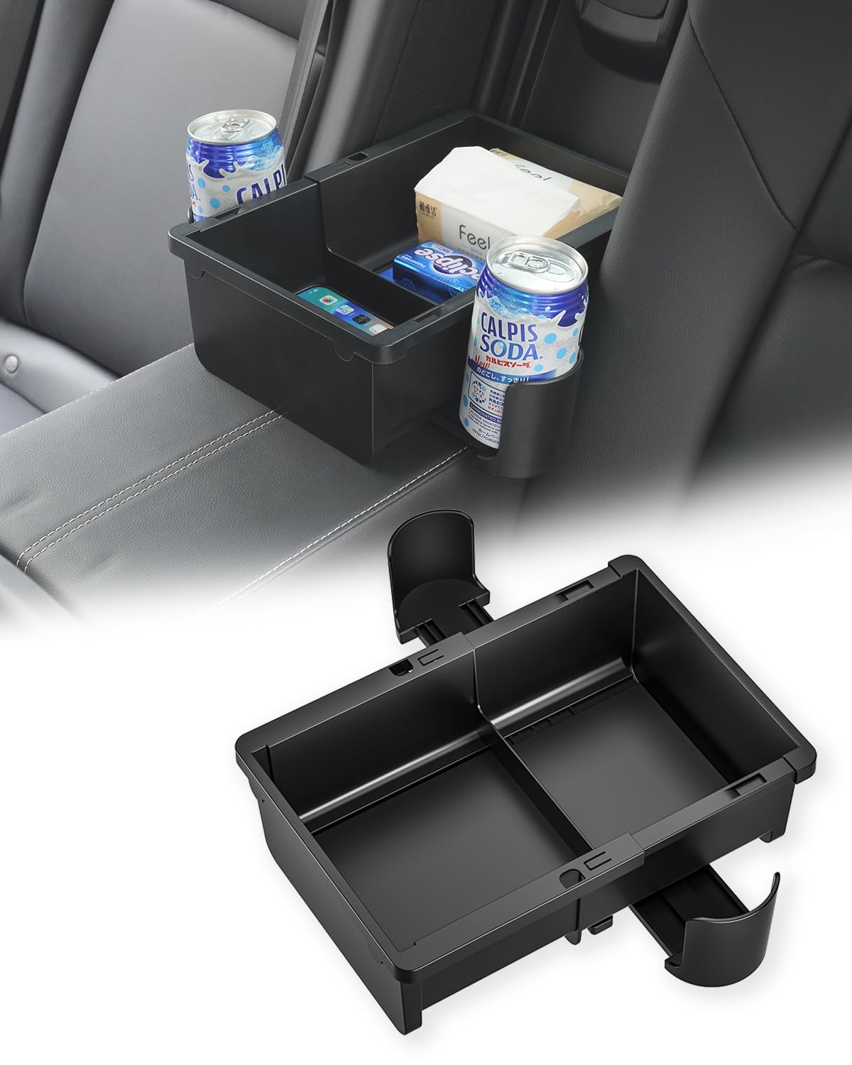 Amazon.com: Shademax Center Console Organizer Tray with Cup Holder for ...