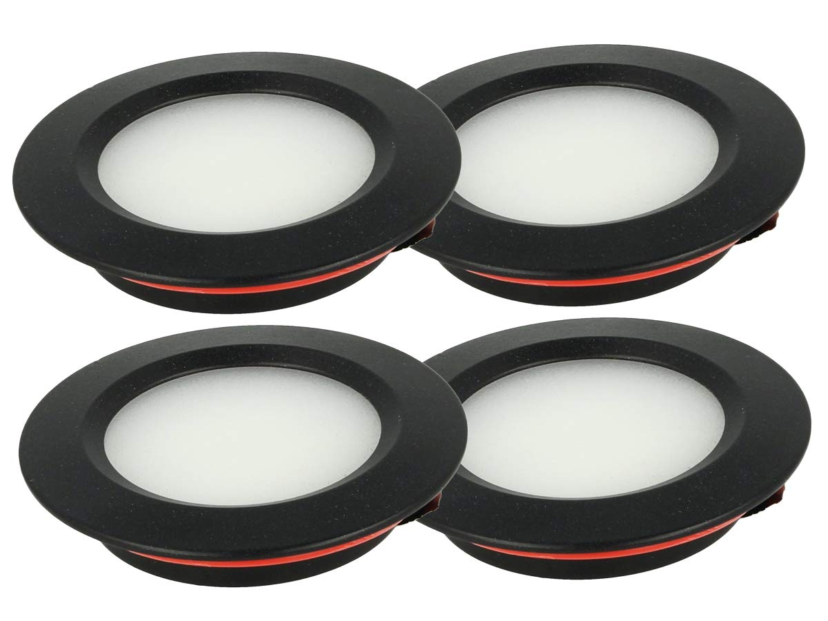 LEDLUX 4 Stück Mini LED Downlight Runde schlanke 3W DC 12V 24V Loch ...