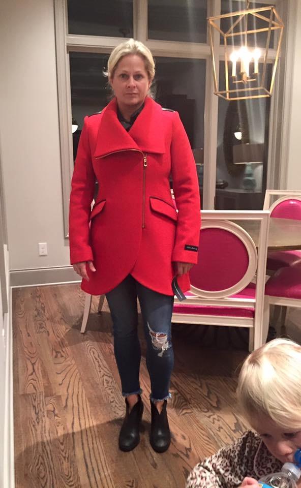 Amazon.com: French Connection Women's Tulip Cutaway Coat, Formula 1 Red ...