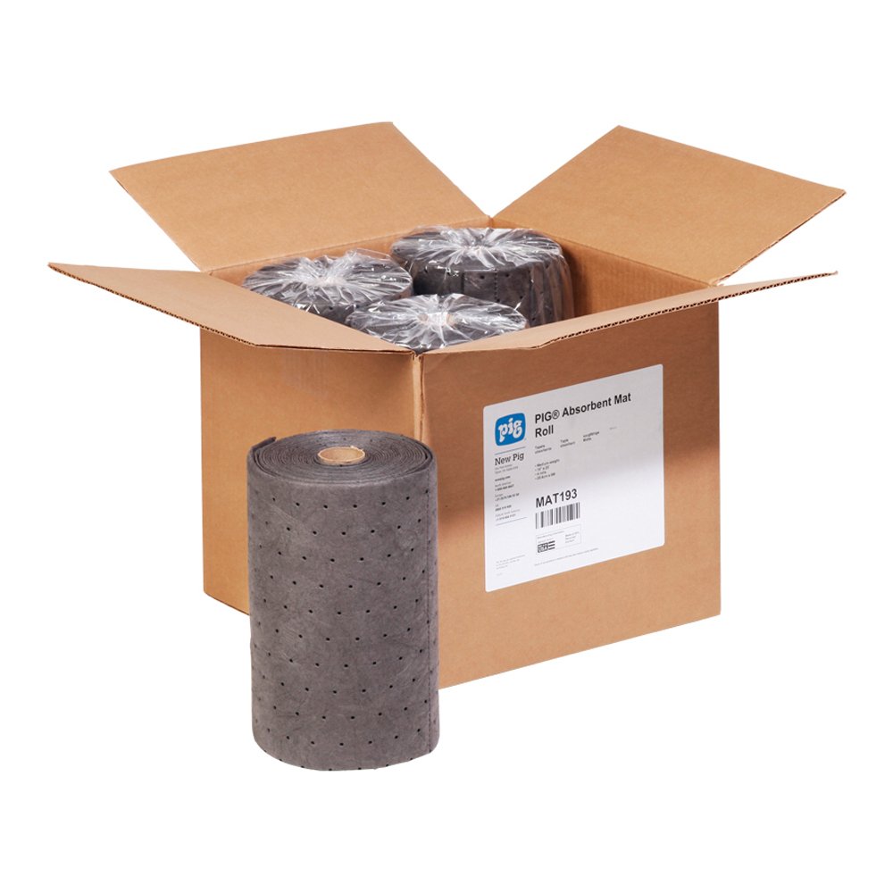Snapklik.com : New Pig Absorbent Mat Roll, 1-Gal Absorbency Per Roll ...