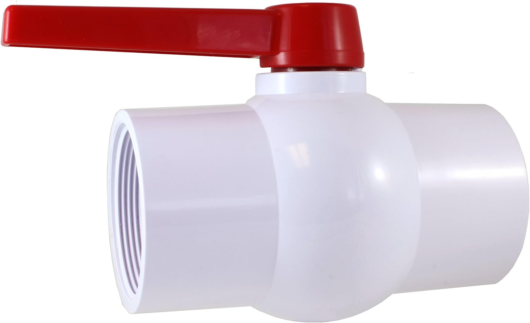 Amazon.com: PVC COMPACT BALL VALVE 1/2" - Threaded - Sanipro - (Pack of ...