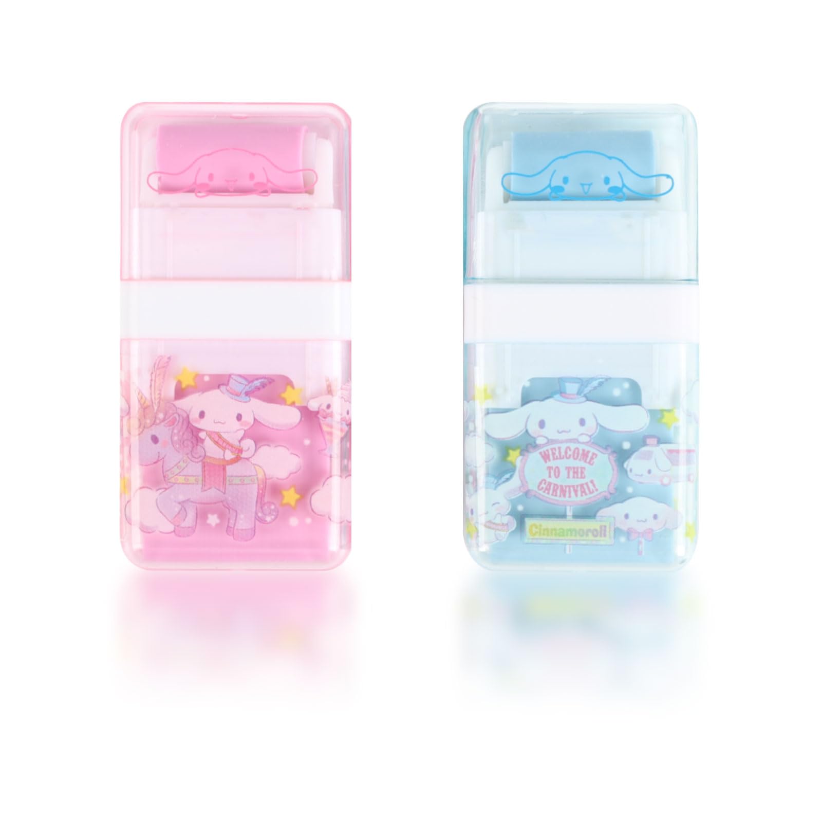 2 Pack Cute Erasers, White Dog Kawaii erasers Desk pet erasers Back to ...