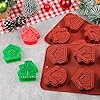 Amazon.com: Webake Gingerbread House Cake Molds Silicone Christmas ...