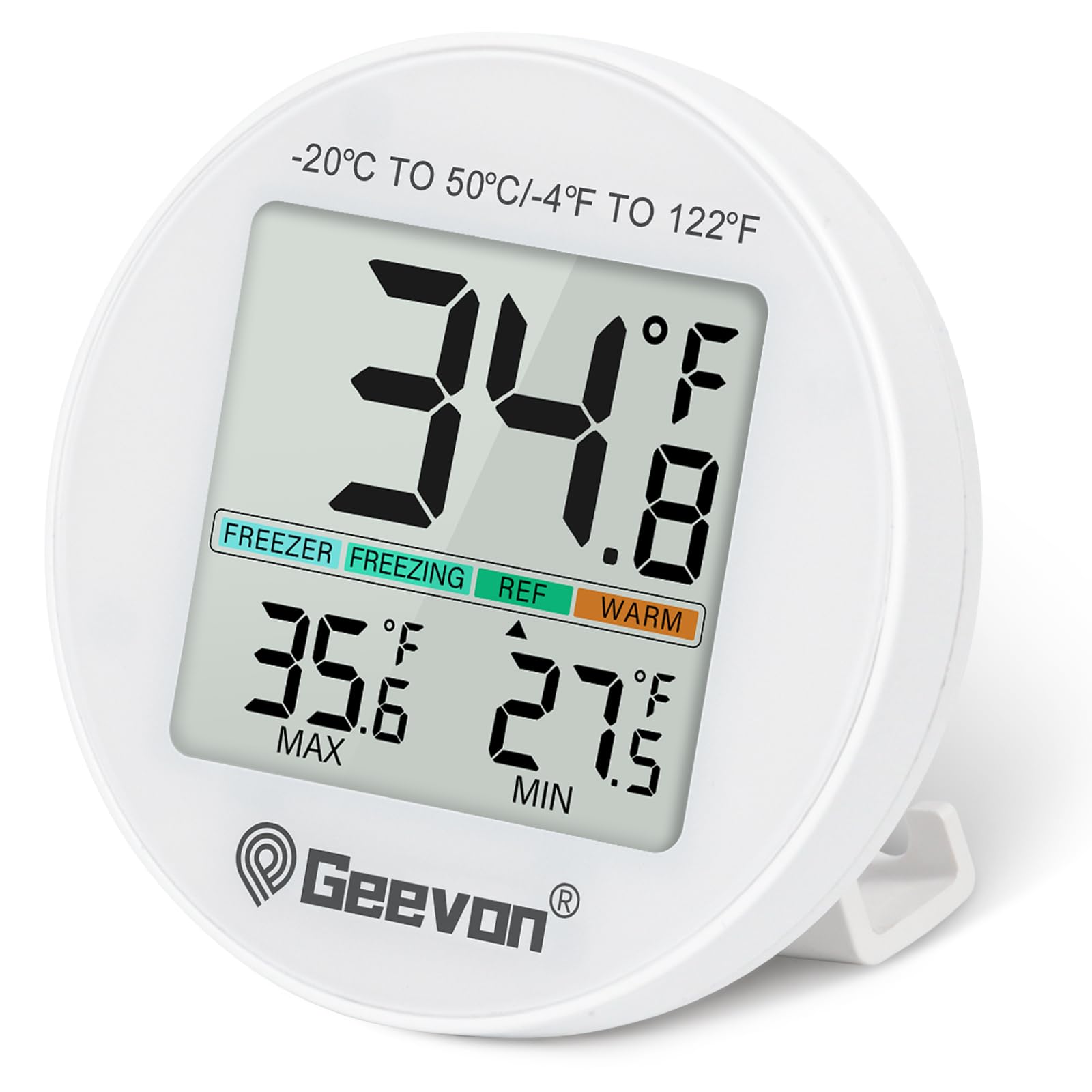 Snapklik.com : Geevon Digital Refrigerator Thermometer, IPX4 Waterproof ...
