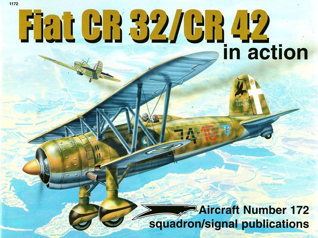Fiat CR 32/CR 42 in action - Aircraft No.... by George Punka