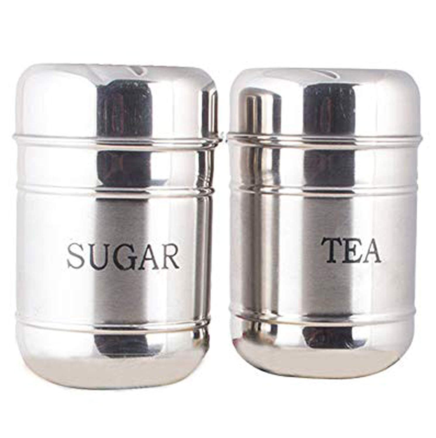 Buy Betools4Me2 Stainless Steel Set of 2 Tea and Sugar Container Dabba ...