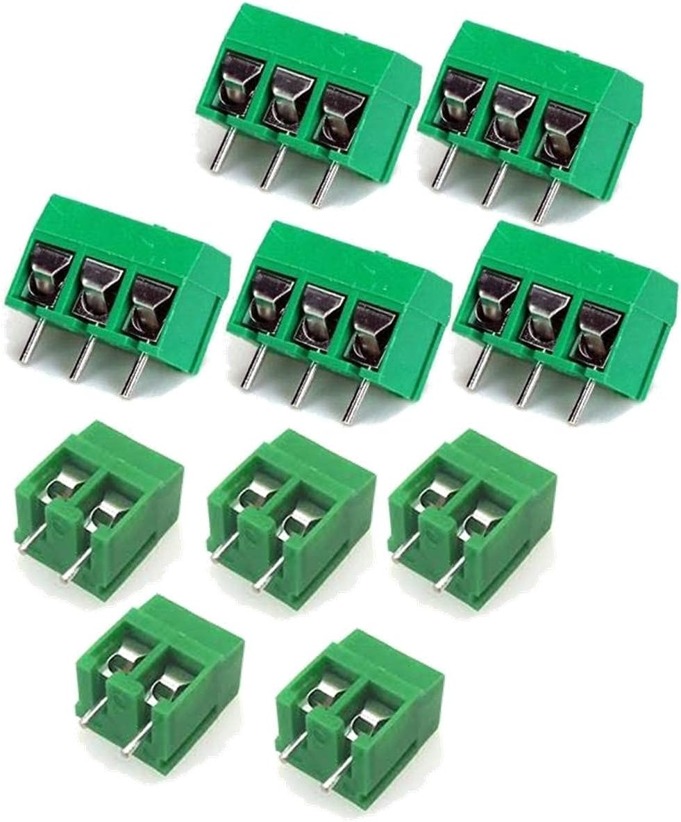 Oneness Combo of 2 pin & 3 Pin PBT PCB Mount Screw Terminal Block ...