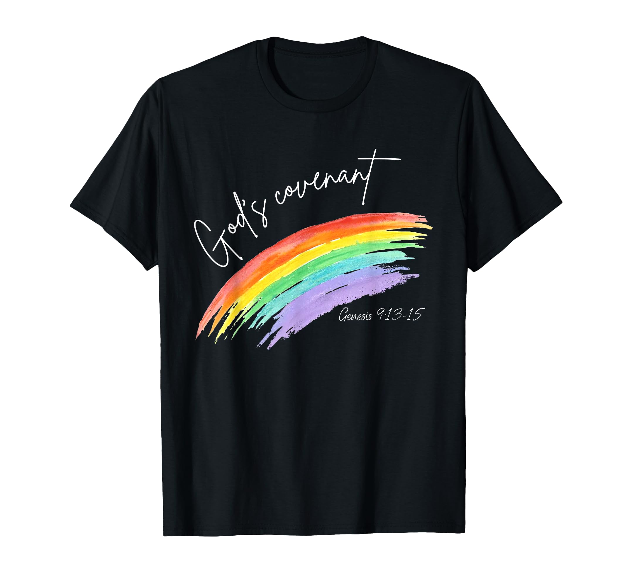 Amazon.com: God's Covenant Genesis 9:13-15 Rainbow God's Believers T ...