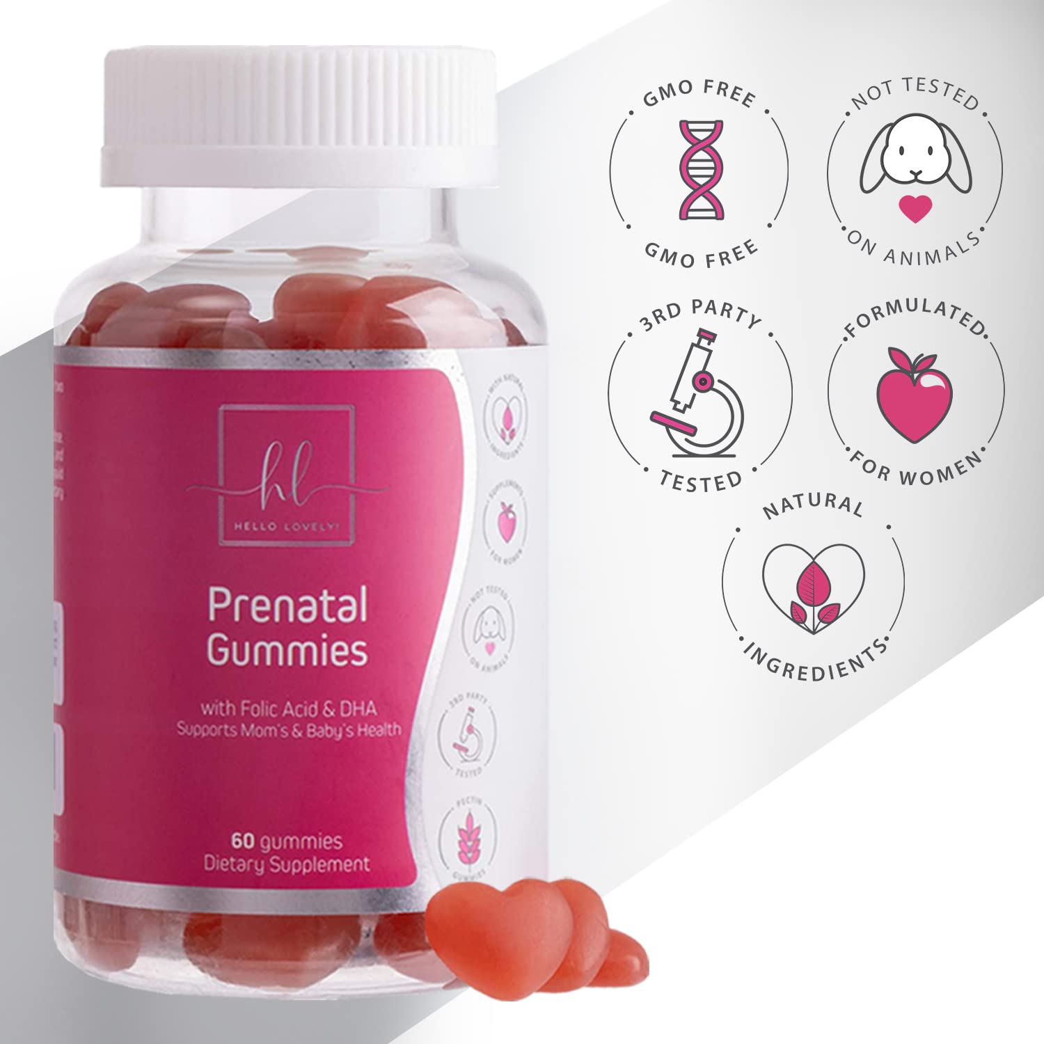 Prenatal Gummies with Folic A...B08KKY9B3S | Encarguelo.com