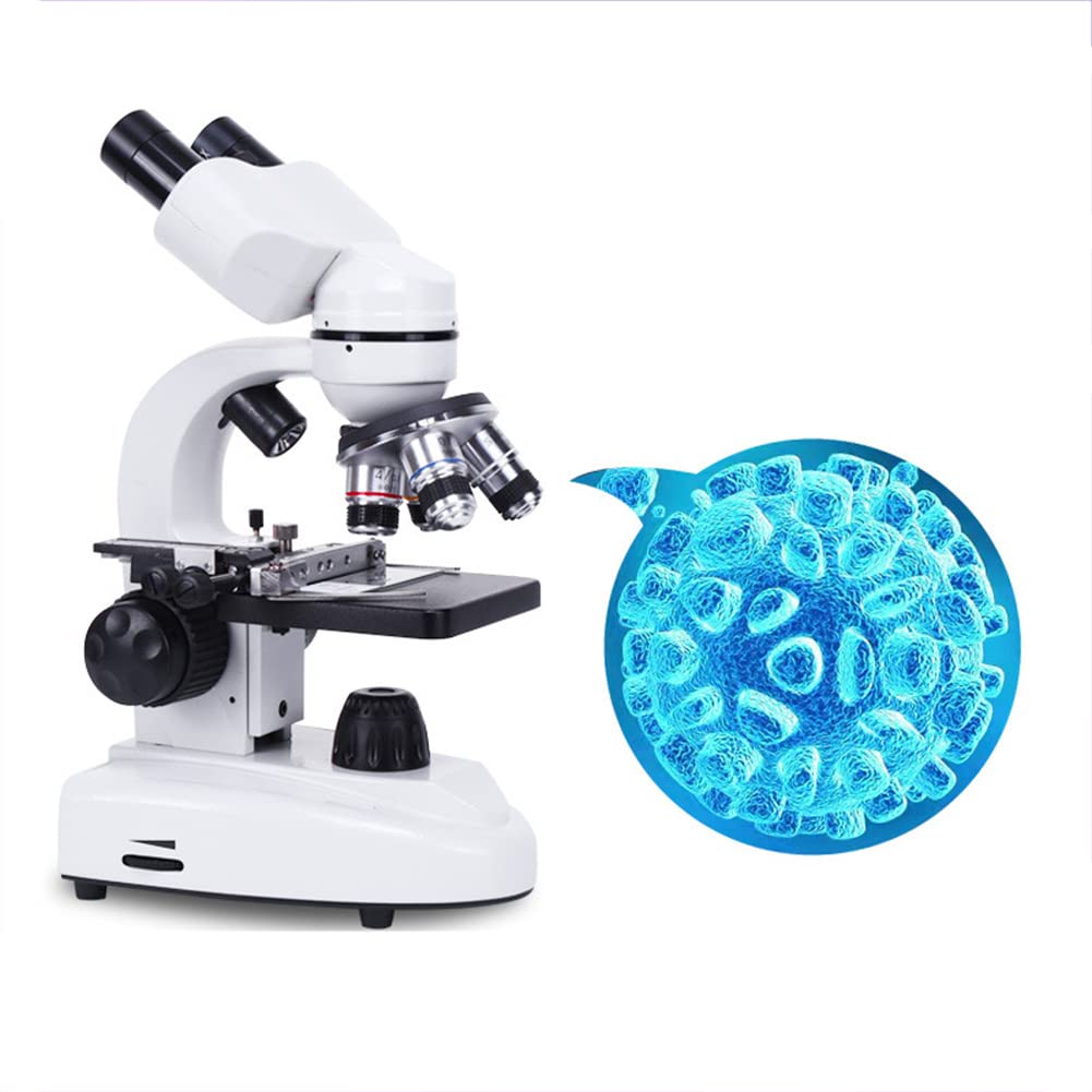 Buy Msoah Micro, Binocular Compound Micro, Dual LED Illumination Lab ...