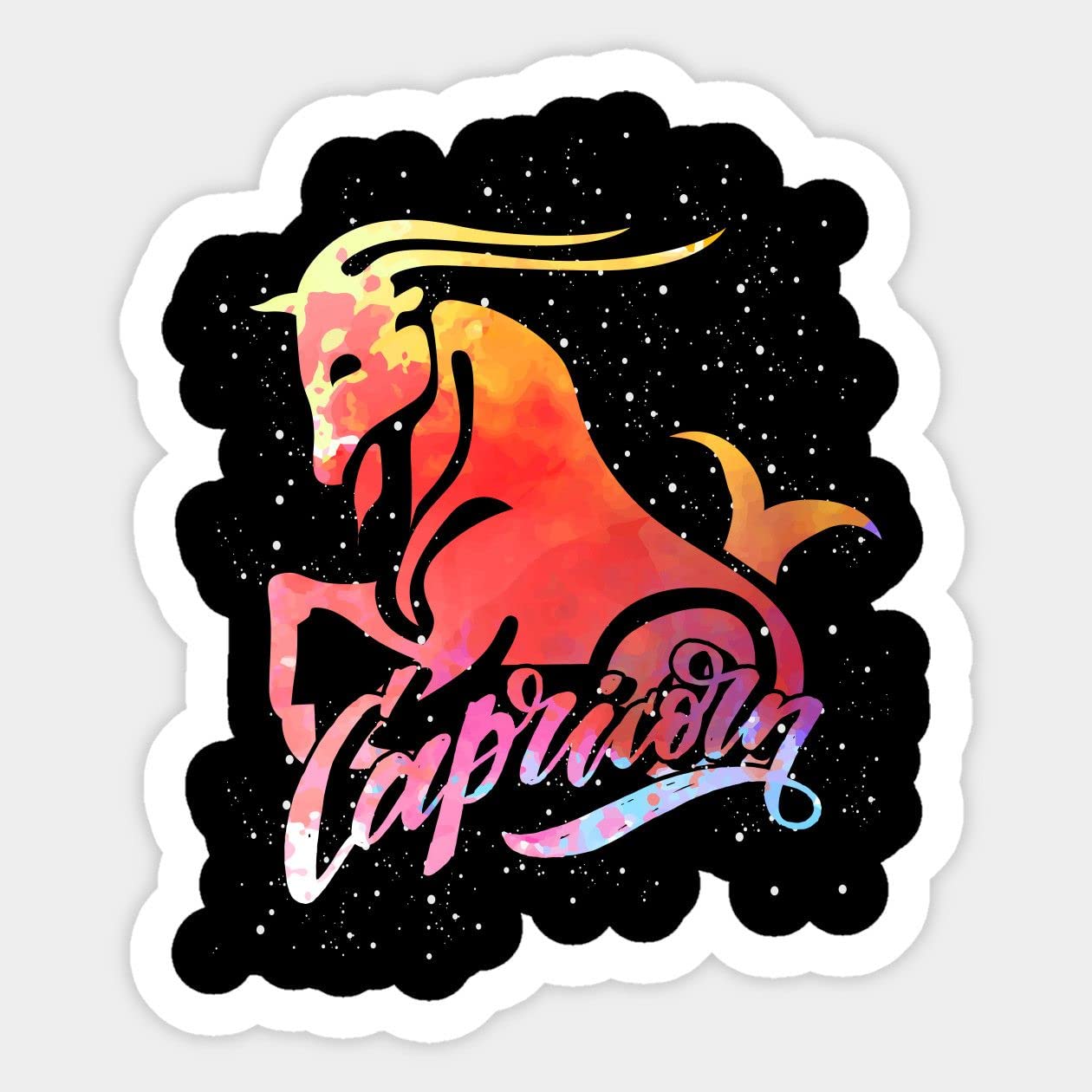 Amazon.com - Capricorn Zodiac Astrology Signs Stickers Decal for Laptop ...