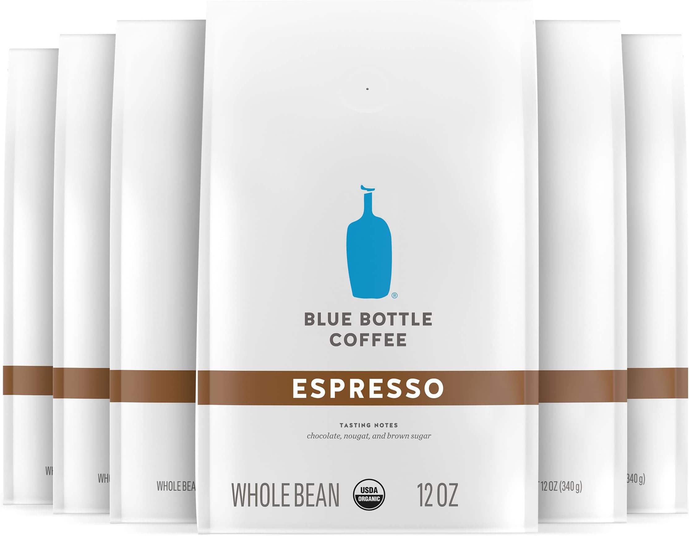 Amazon.com : Blue Bottle Whole Bean Organic Coffee, Espresso, Dark ...