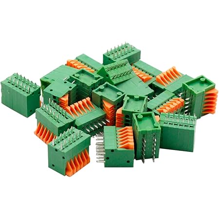 Amazon.com: Hxchen KF141V 8P(2 x 4Pin) 2.54mm Pitch Spring Type PCB ...