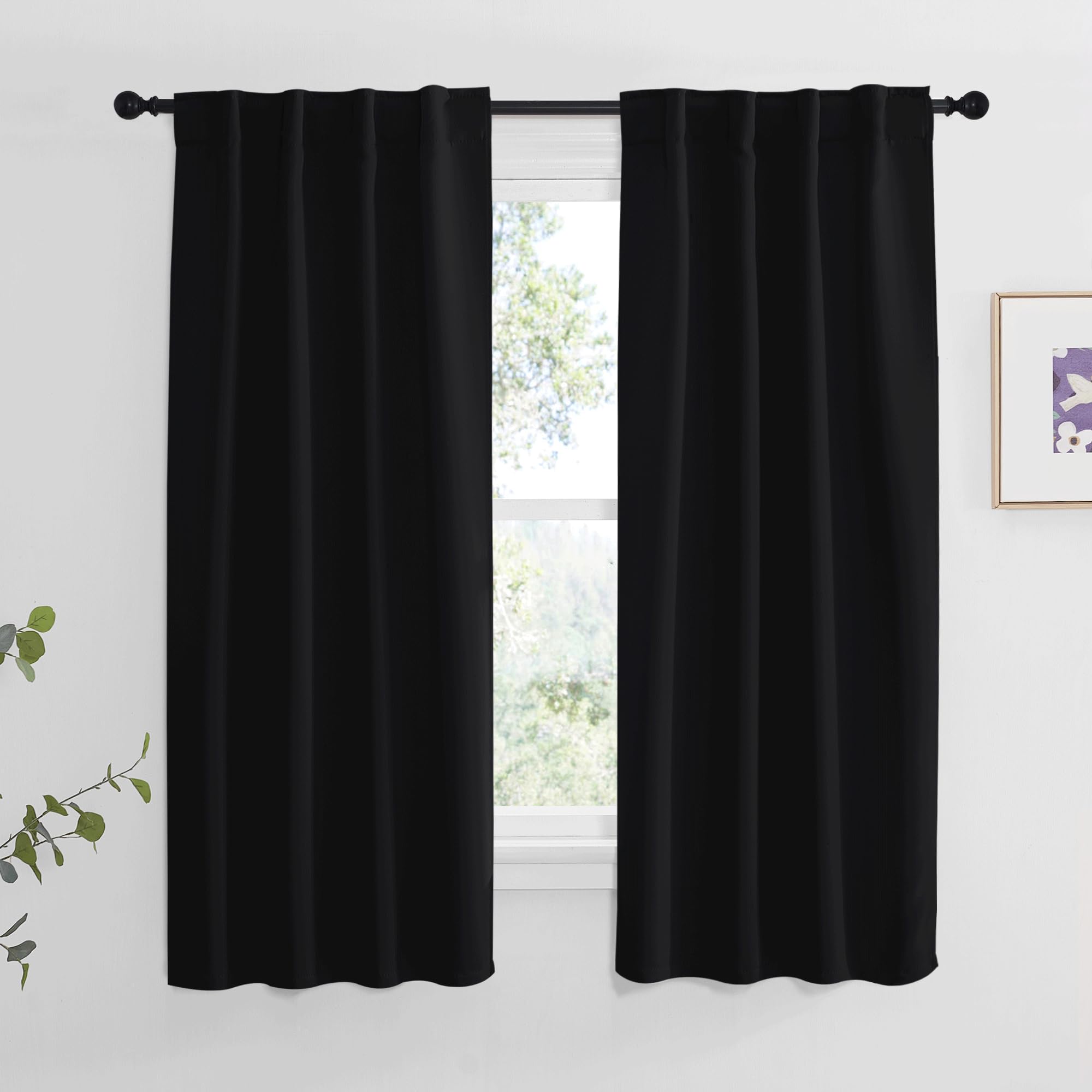 Amazon.com: NICETOWN Halloween Blackout Curtains Window Panel Drapes ...