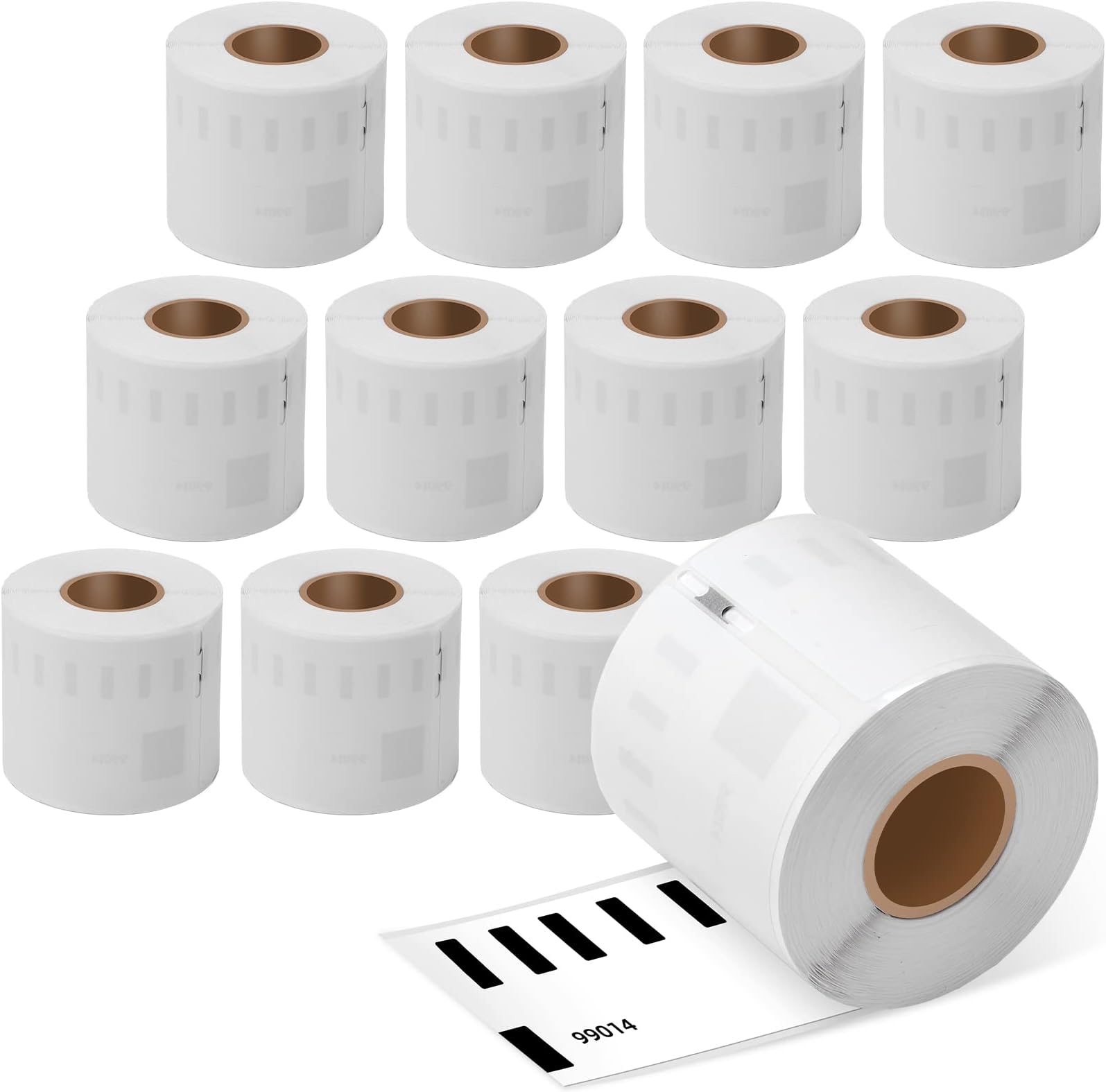 Hanseo 12 Rollen 99014 Etiketten Kompatible mit Dymo 99014 LabelWriter ...