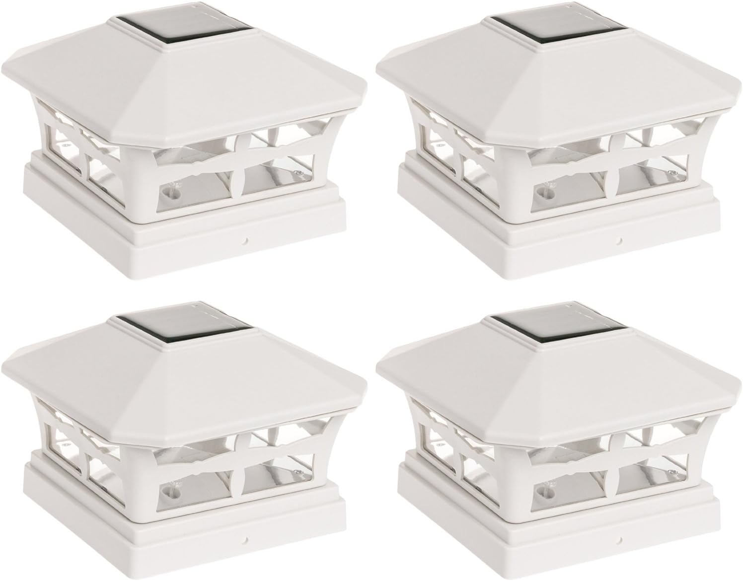 GreenLighting Mission Solar Post Cap Lights Fits 5x5 PCV/Vinyl Outdoor ...