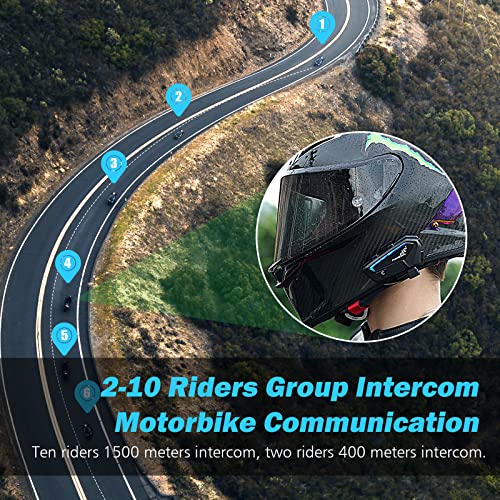 FreedConn Motorcycle Bluetooth Headset Helmet Intercom FX Motorcycle ...