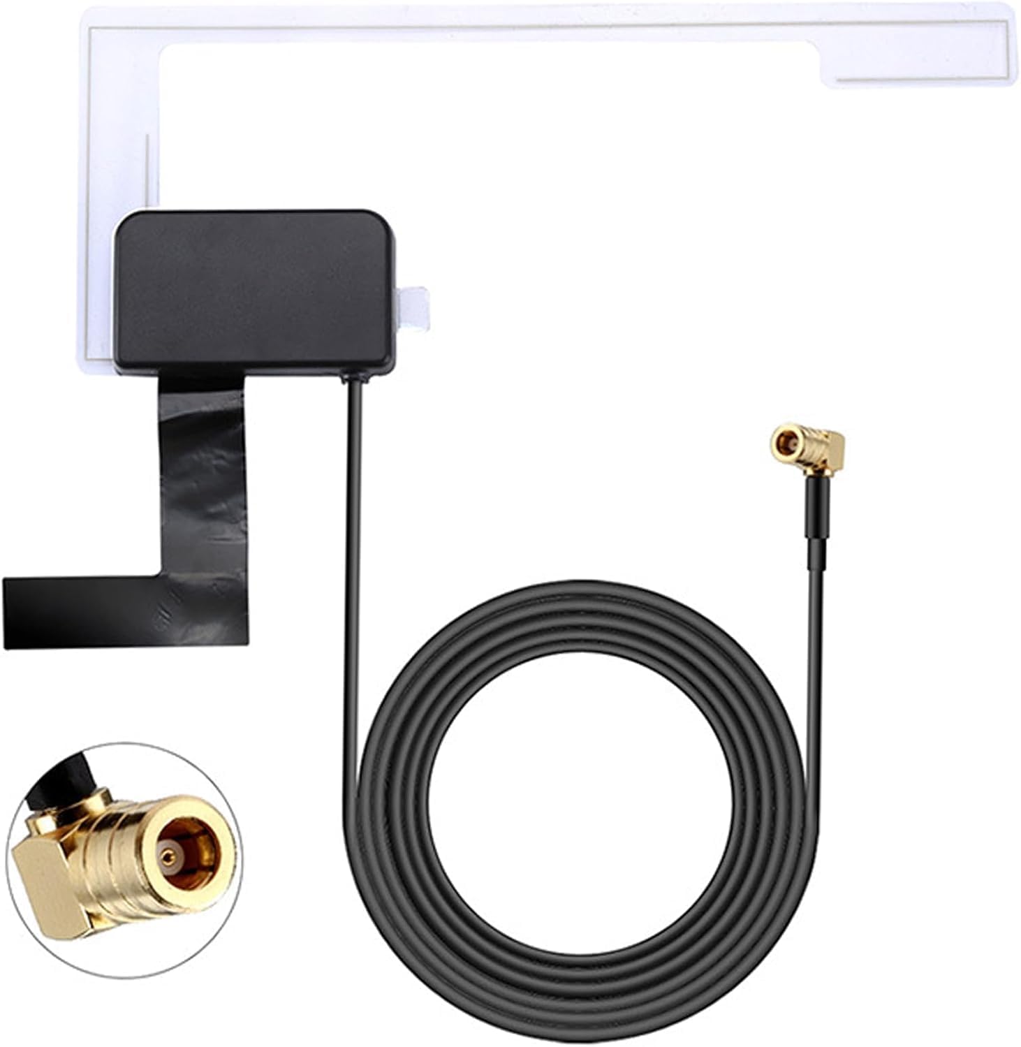 Bohaner DAB Car Antenna SMB, DAB+Radio Aerial Antenna AM/FM with 3M ...