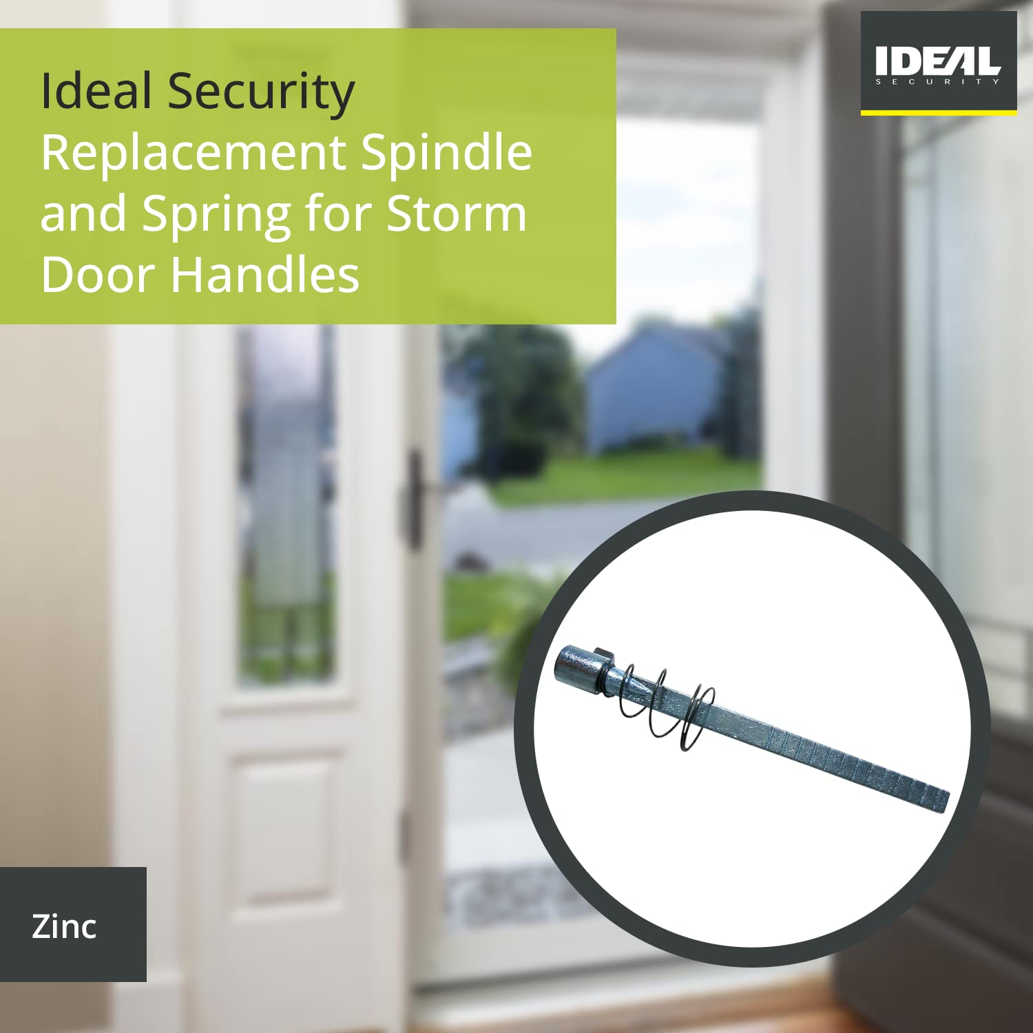 Snapklik.com : SK18 Replacement Spindle And Spring For Storm Door Handles