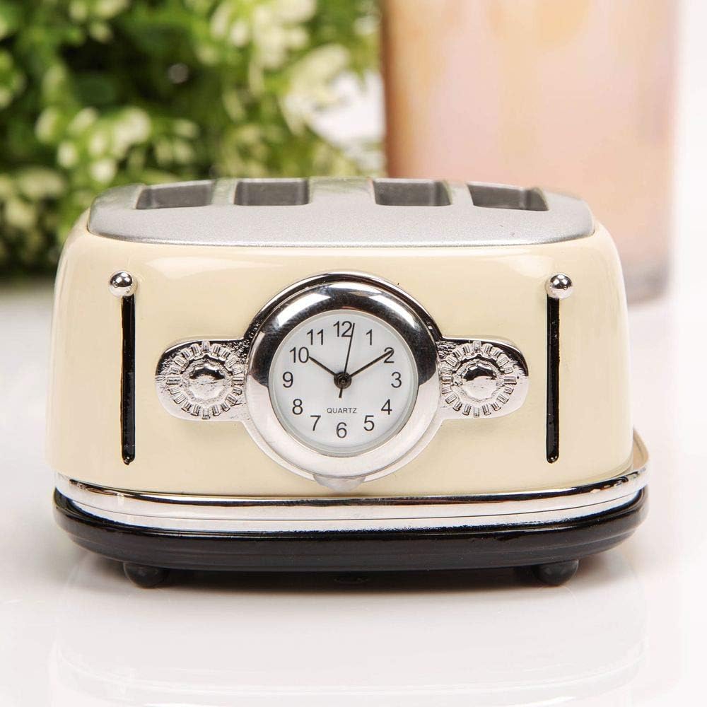 william widdop Miniature Clock - Cream Toaster : Amazon.co.uk: Home ...