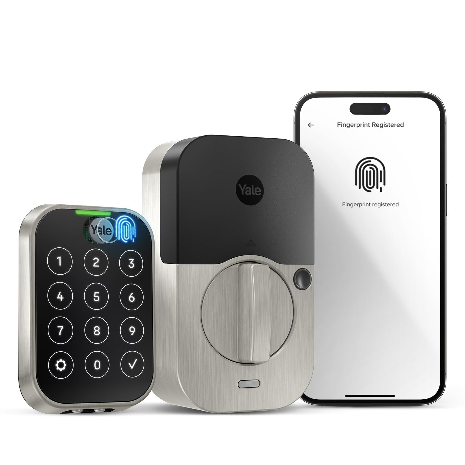 Yale Assure Lock 2 Touch (New) - Fingerprint Key-Free Door Lock in ...
