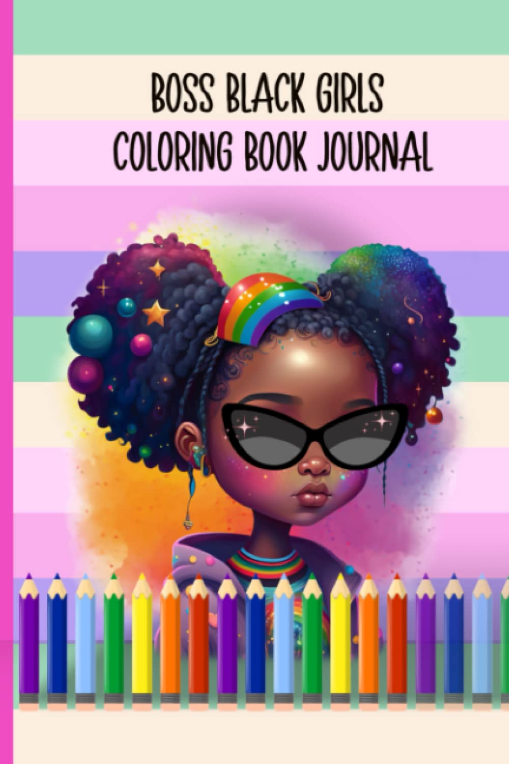 Amazon.com: Boss Black Girls Coloring Book Journal: Lined journaling ...