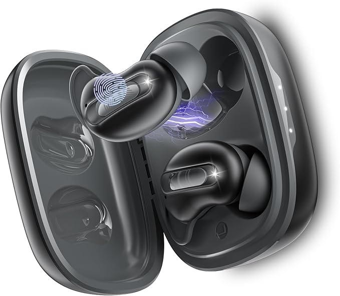 Amazon.com: Sleep Earbuds, Mini ANC Wireless Earbuds Bluetooth 5.4 ...